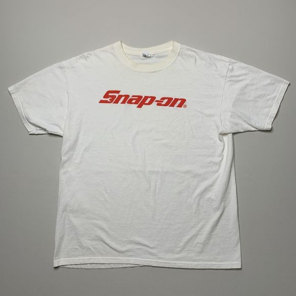 Anvil | Shirts | Vintage Y2k Snap On Script Graphic Tshirt Workwear ...
